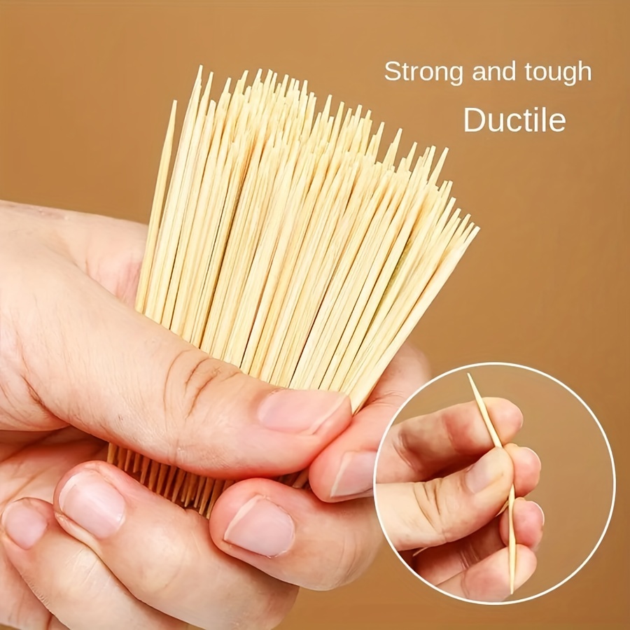 High-End Double-Headed 300 Pcs Teeth Removal Tool Bamboo Floss Portable ...