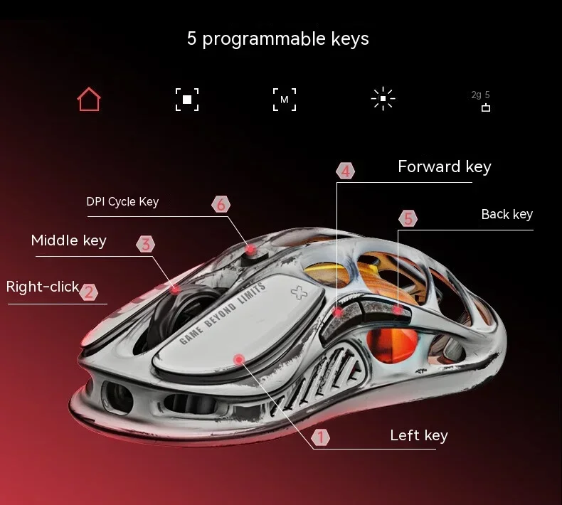 【Available in stock】GravaStar Planet Cocoon Breaking Mouse PAW3395 ...