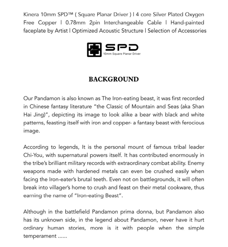 Kinera Celest Pandamon 2.0 Earphone 10mm SPD Square Driver Planar In ...