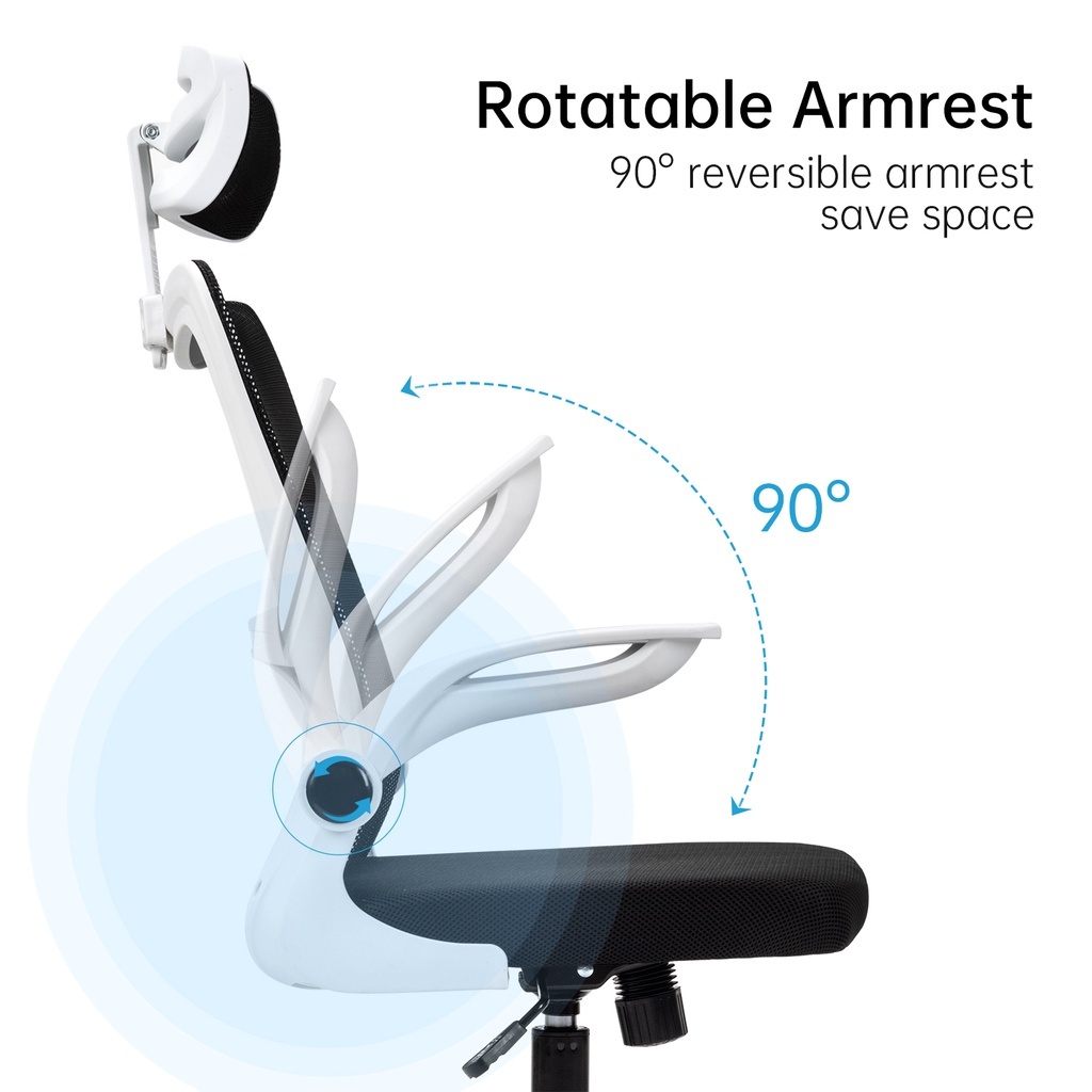Korean Office chair Ergonomics Chair Mesh Office Chair Computer Chair ...