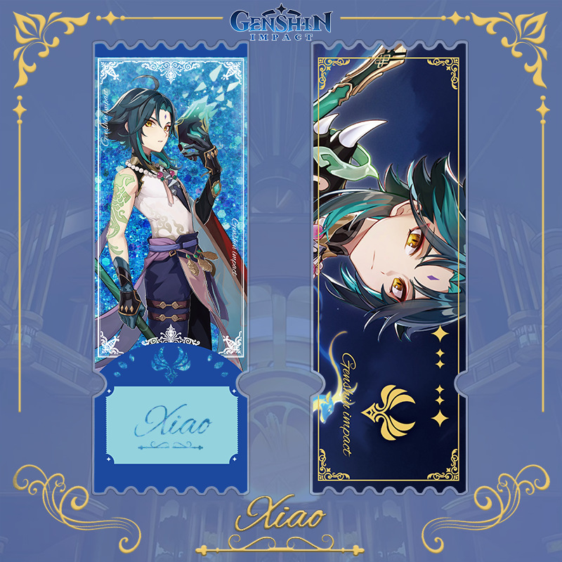 Genshin Impact Flowing Sands Ticket Xiao Scaramouche Zhongli HuTao Fine ...