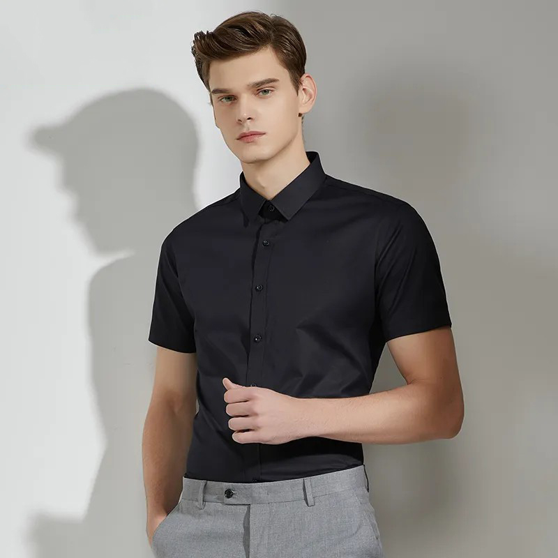 CCC-H Fomal Business Polo For Men Short Sleeve Plain Shirt | Shopee ...