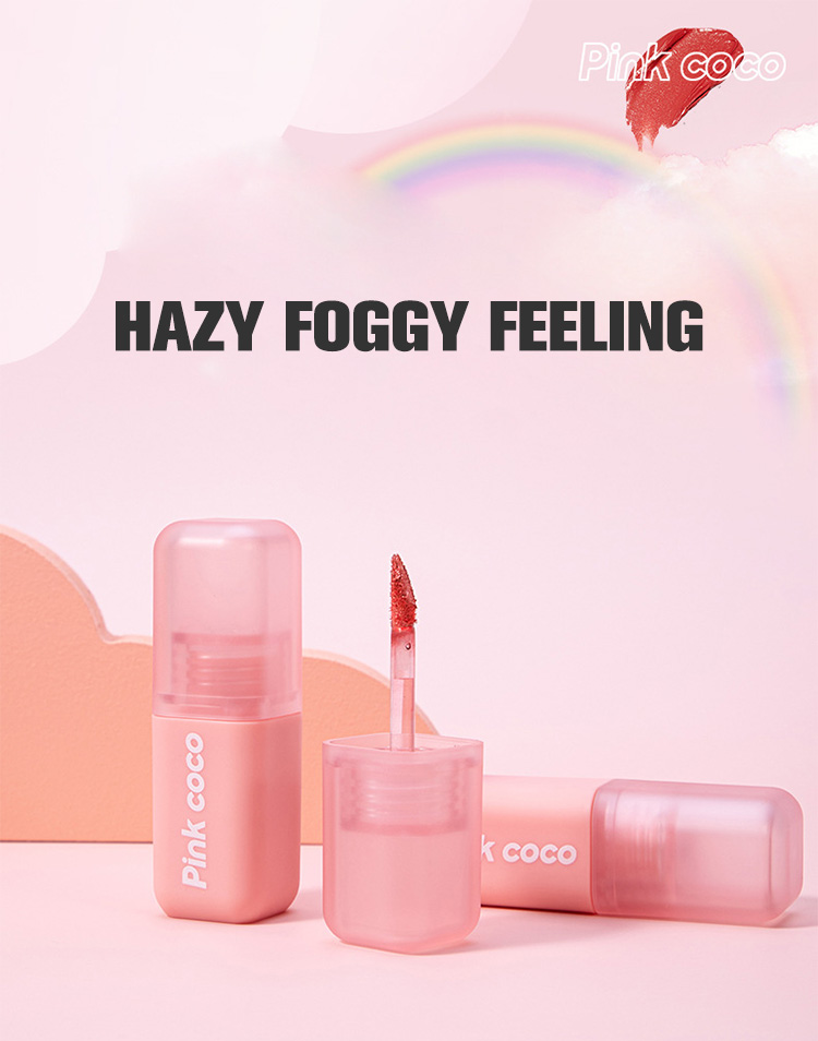PINK COCO Matte Lip Glaze Liquid Lip Tint Lip Mud Long-Lasting Lip Gloss Not Easy To Fade ...