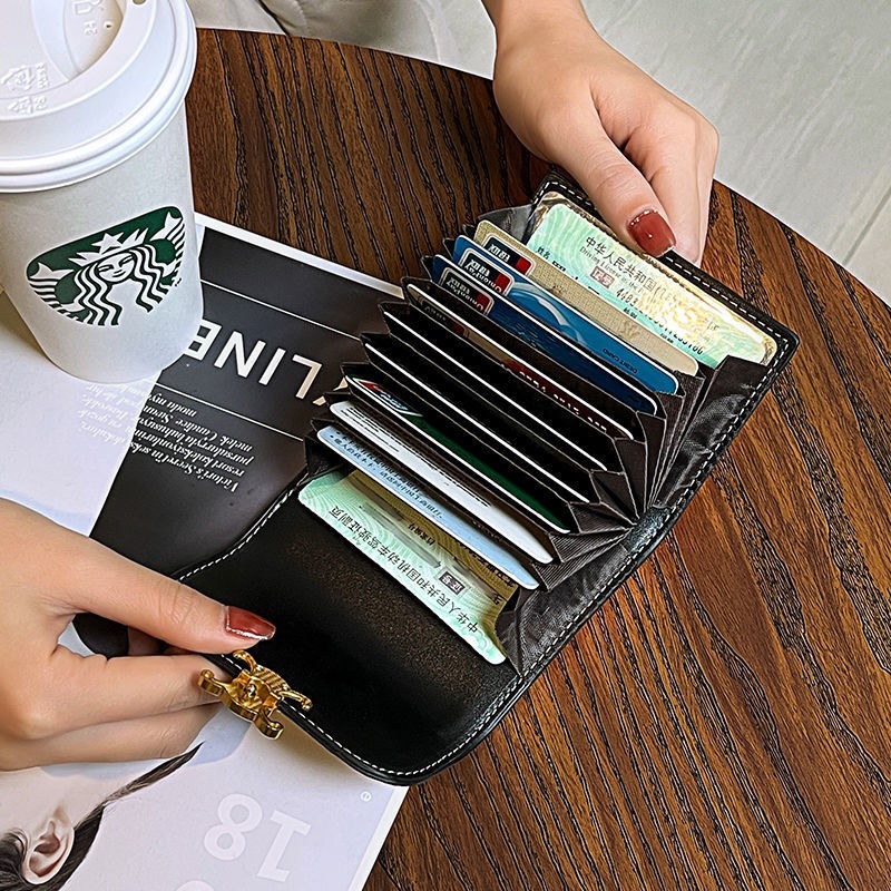 High-end luxury practical portable wallet bank card ID card storage ...