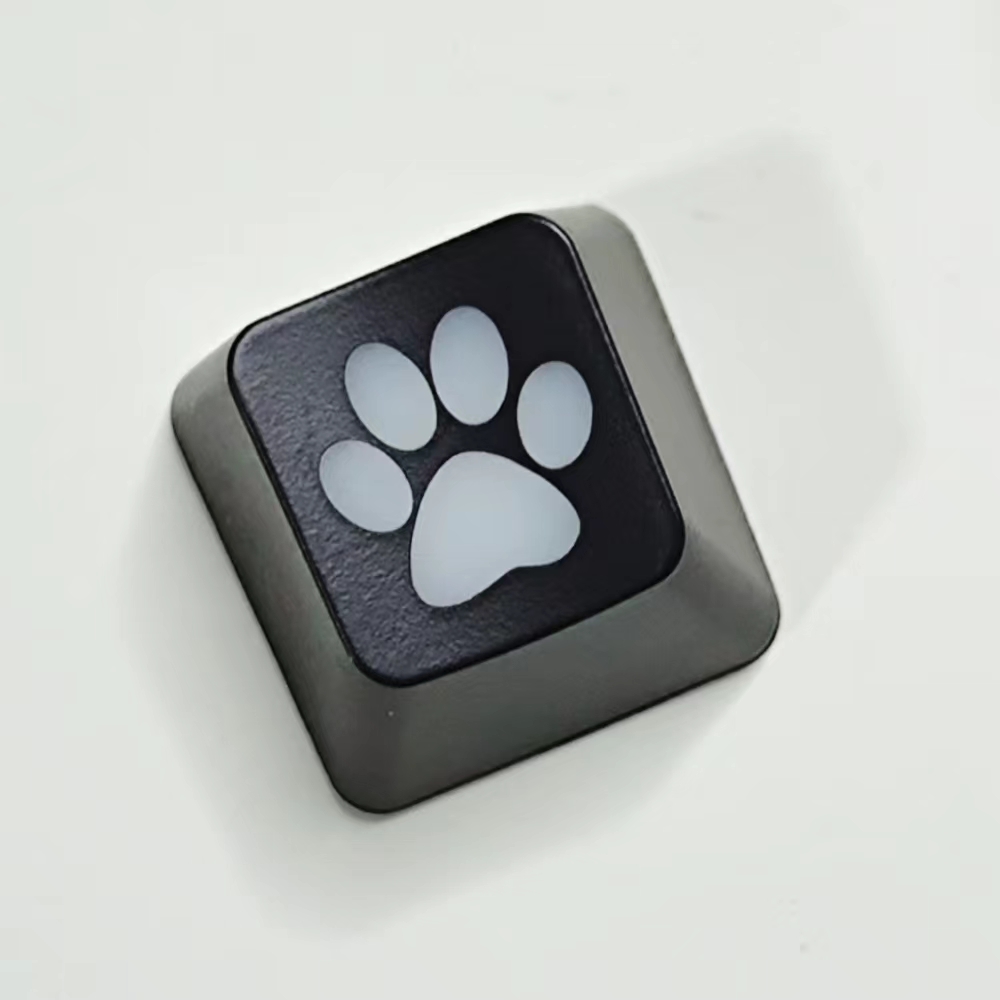 ABS Keycap Transparent Cat Claw Cute Mechanical Keyboard OEM R4 ...