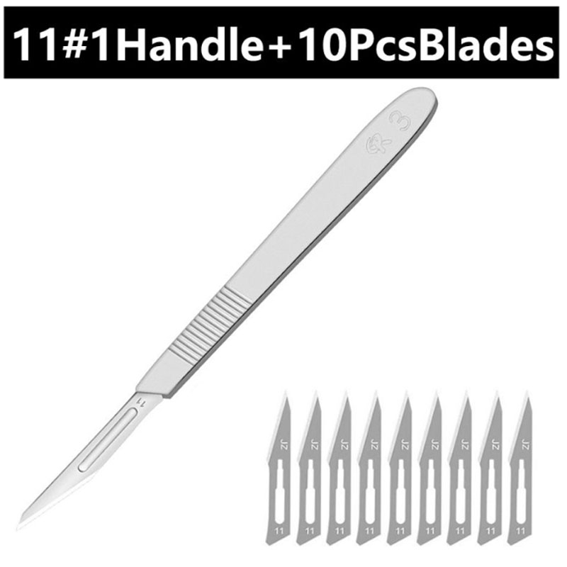 Scalpel Surgical 10 Blades 11# 23# Carbon Steel Surgical Scalpel Blades ...
