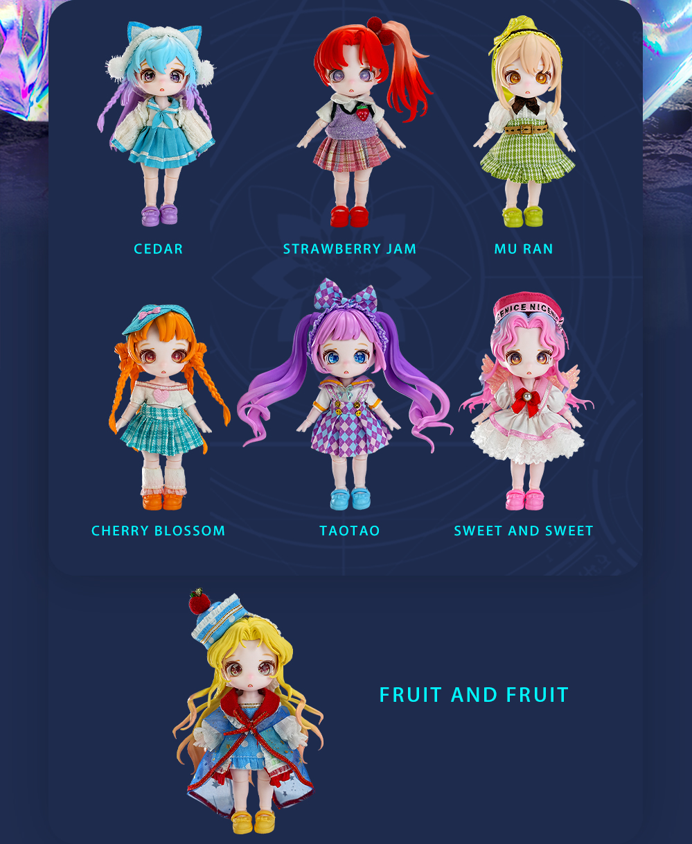 DBS Dream Fairy Maytree OB11 Starlight Academy doll 13 ball joint body ...