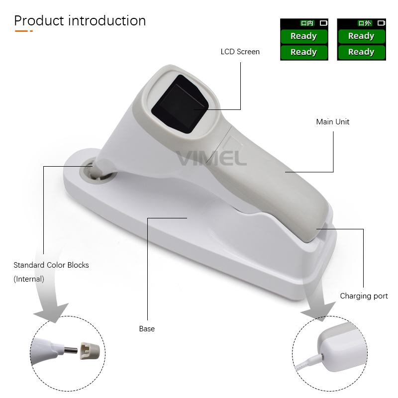 Dental Tooth Color Comparator LED Digital Shade Guide Compatible with ...