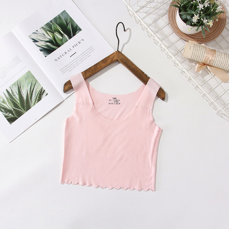 9-14 Years Old Girls Inner Wear Small Vest Modal Girls Adolescent ...