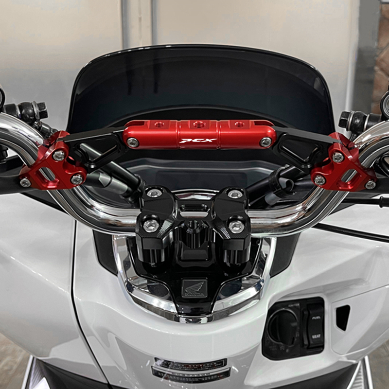 For HONDA PCX 160 150 125 Motorcycle Crossbar Handlebar Extender Light ...
