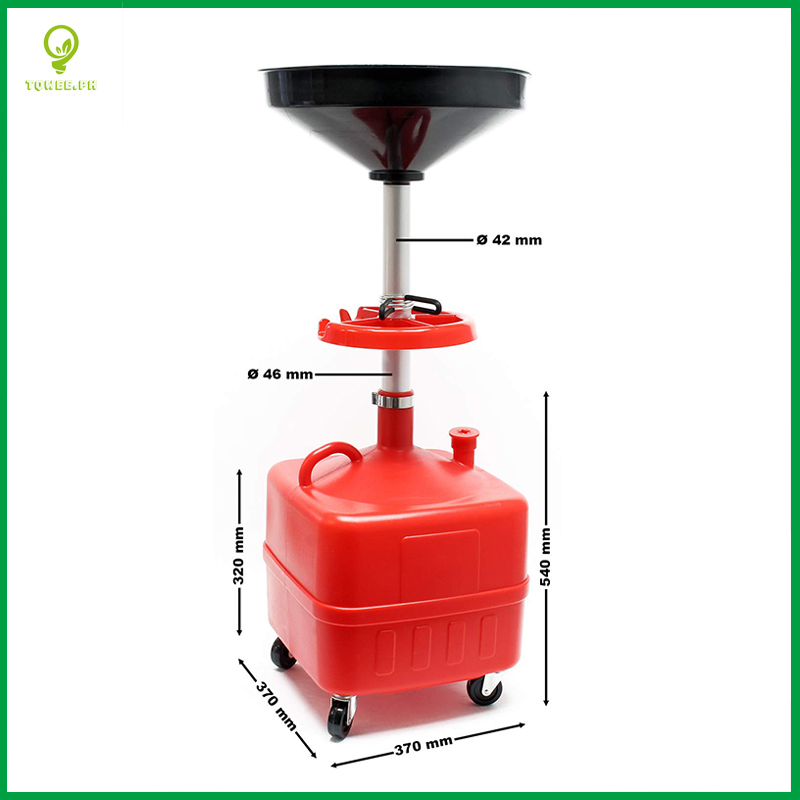 ZC 34L Oil Recovery Bucket Waste Oil Collector Large Capacity Gear Oil ...