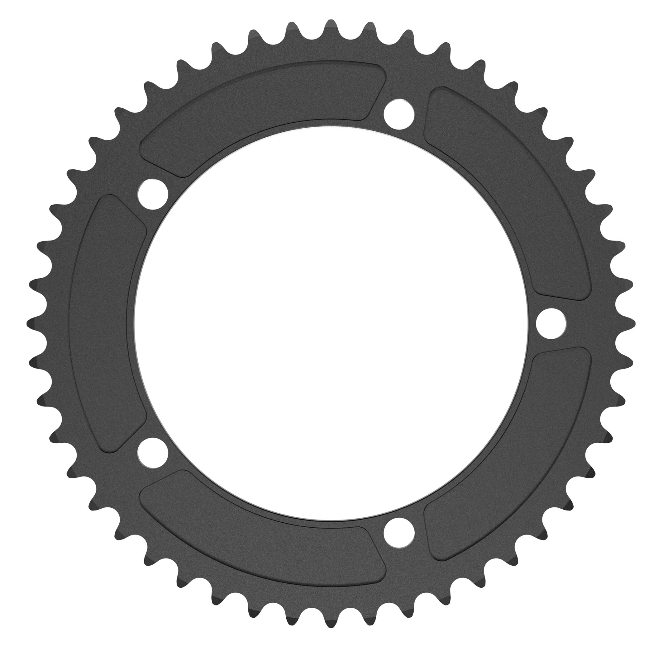 Deckas 144BCD Round Chainring Fixed Gear Fixie Track Bike 44 46 48 50 ...