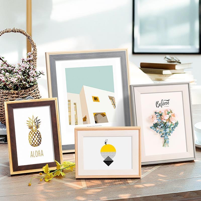 4R 5R 6R 8R A4 European Style Minimalist Plastic Photo Frame Tabletop ...