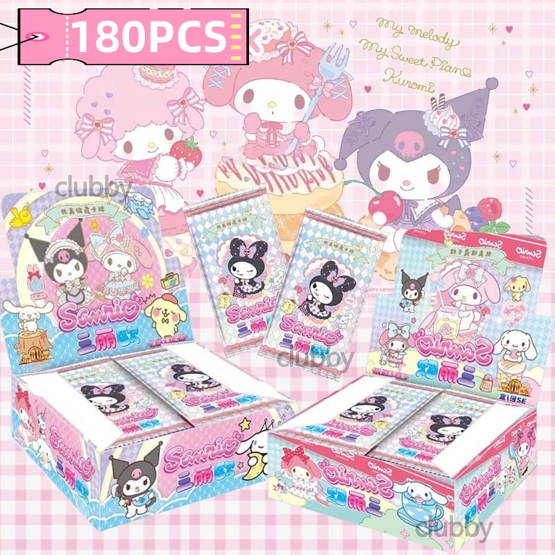 Sanrio Card Cute Kuromi Melody Cinnamoroll UR SR SSR Trading Cards Kid ...