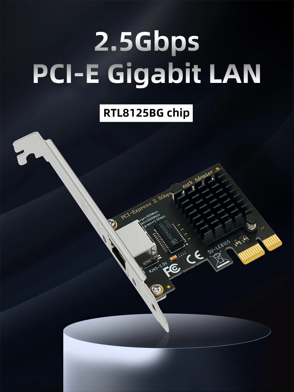 [Local Shipment] 2.5G PCIE Built-in Wireless Network Card PCI-E To RJ45 ...