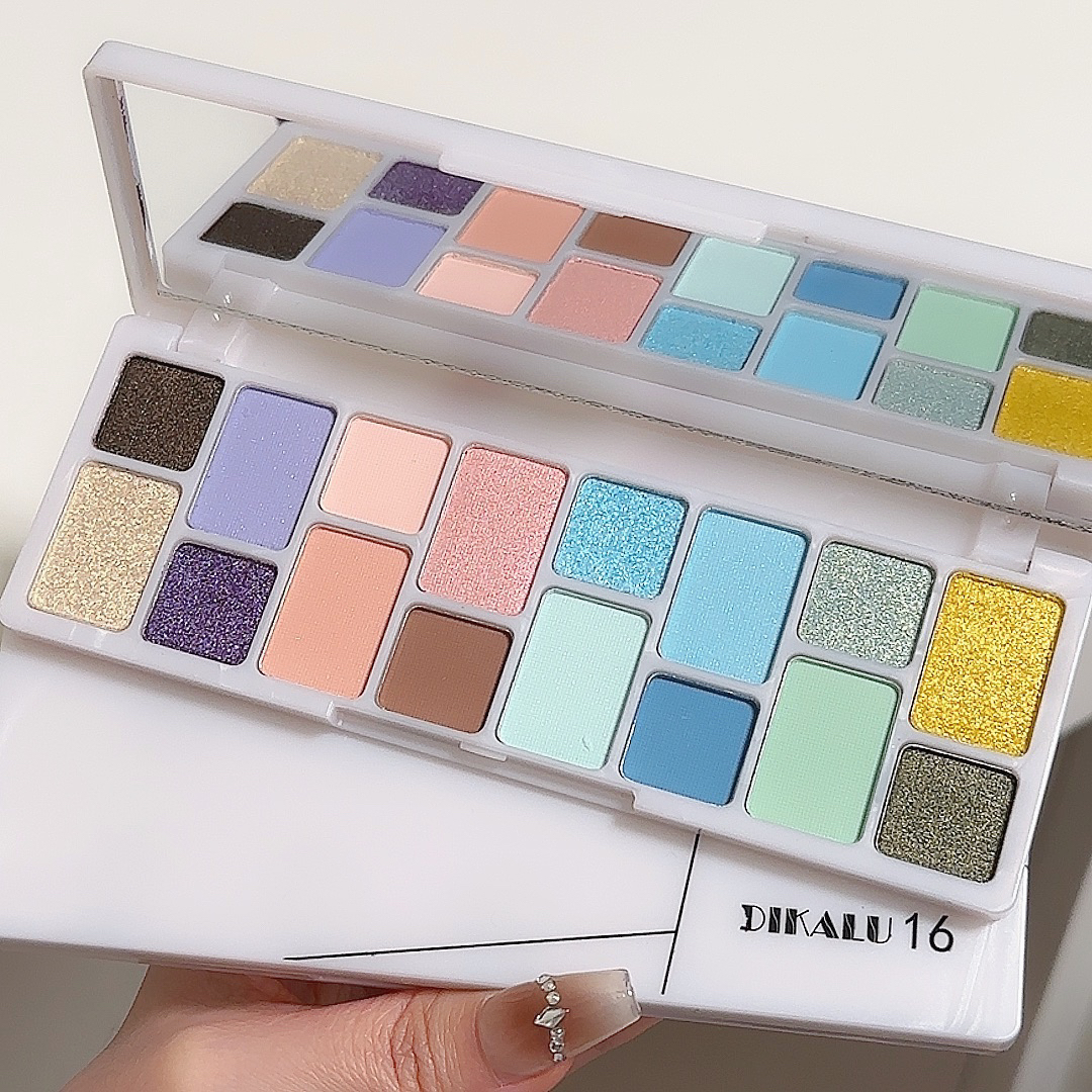 16 Color Eyeshadow Palette Natural Color Performance Matte Pearlescent ...