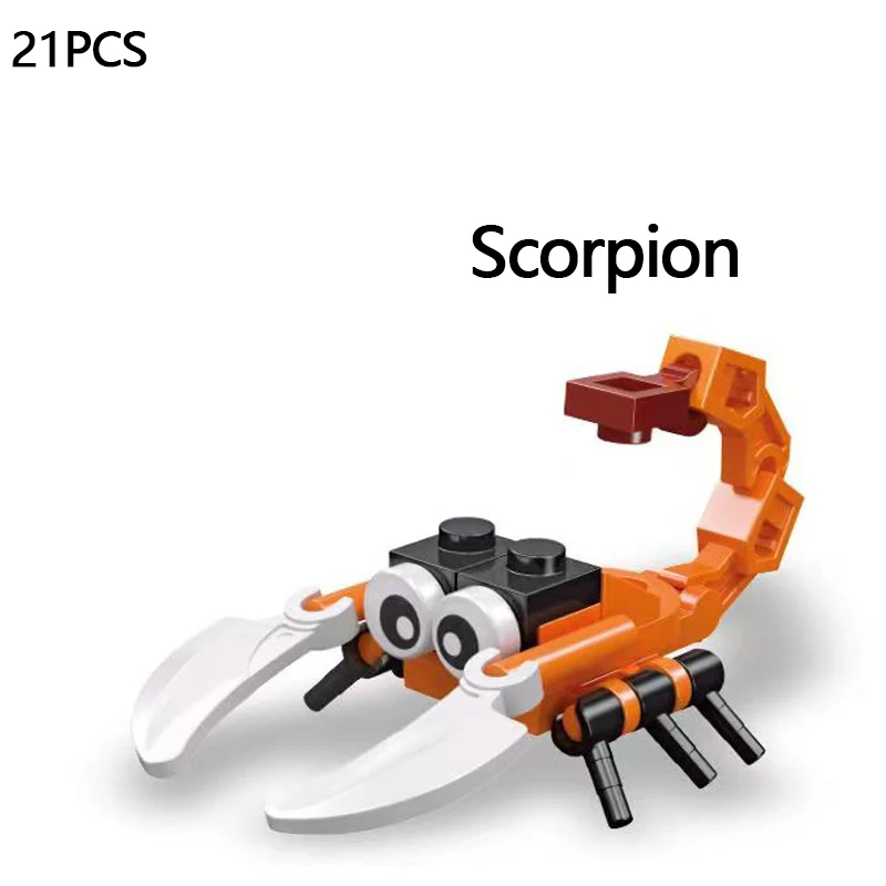 Mini Insect Series Building Block Ladybug Dragonfly Butterfly Snail ...
