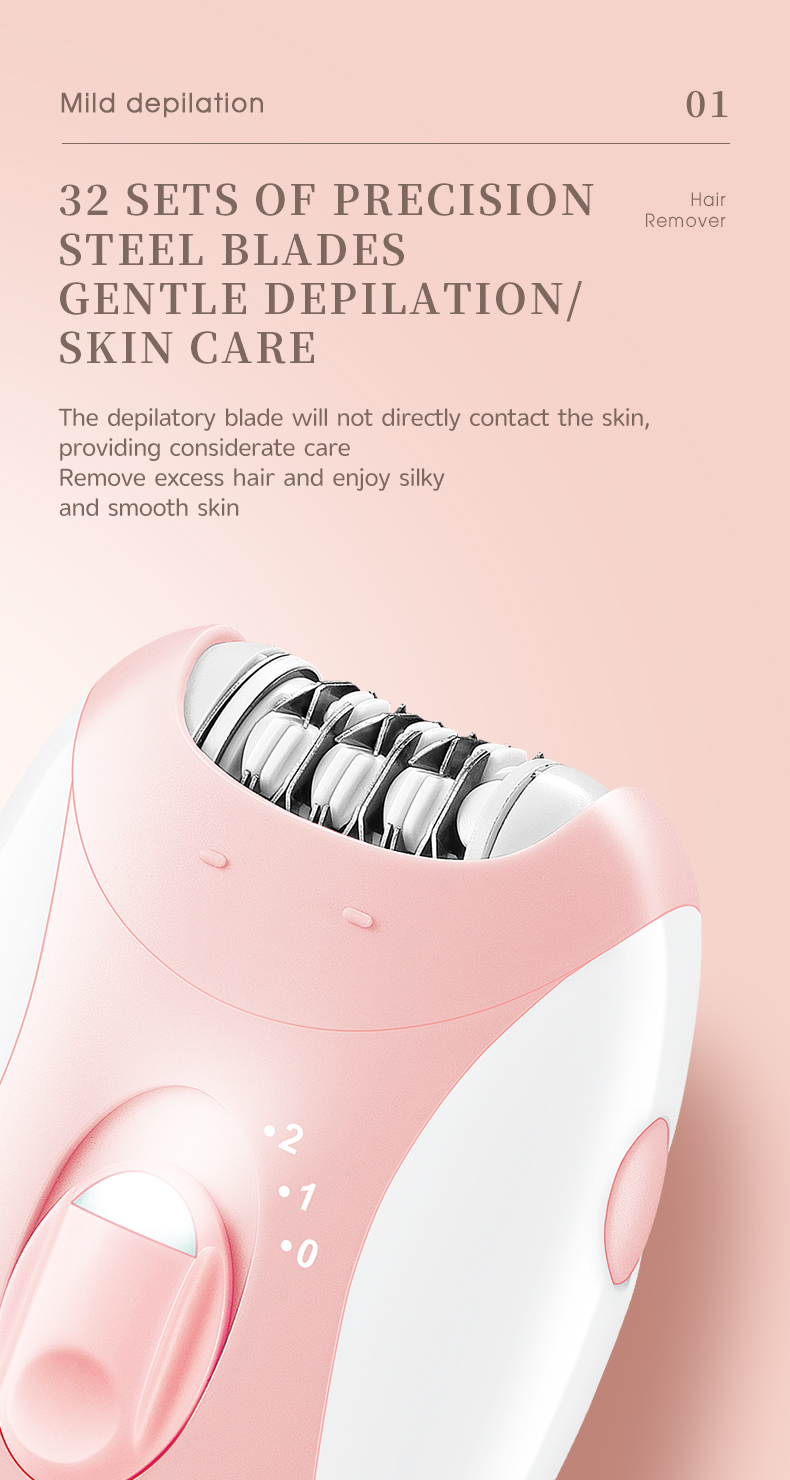 Kemei KM-189B Girls' Razor Bikini Trimmer Hair Removal Shaving Machine ...