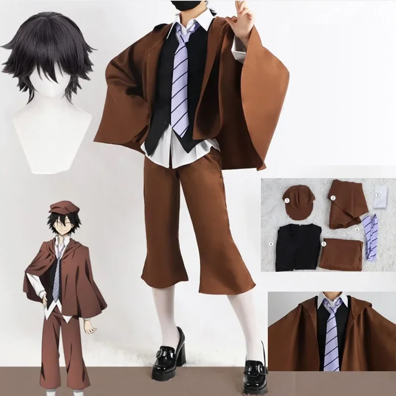 Edogawa Ranpo cosplay Costume Detective Uniform Suit Edogawa Rampo ...