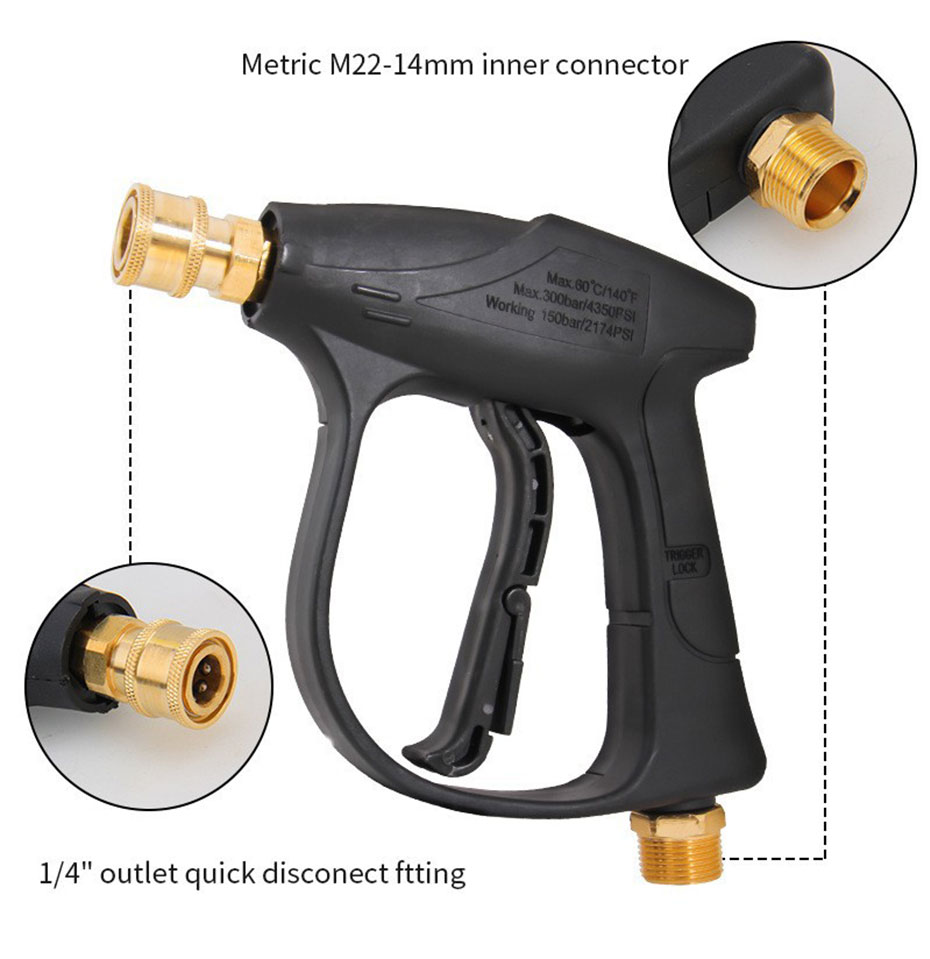 SEAMETAL Water Jet Car Water Spray Wash Set High Pressure Water Spray ...