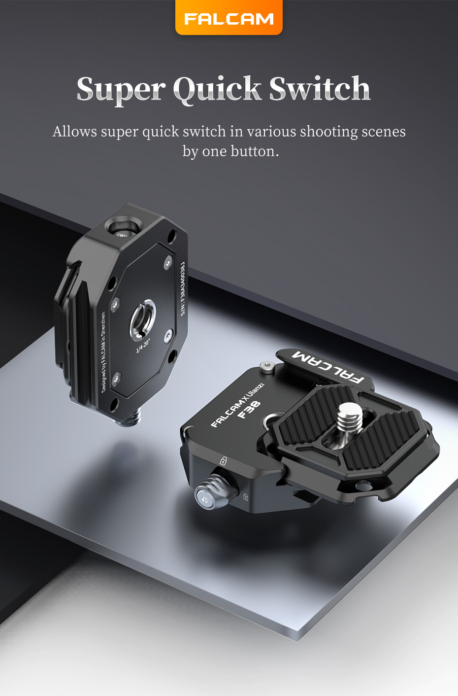 FALCAM F38 Series Quick Release System Universal Quick Release Plate | Shopee Philippines