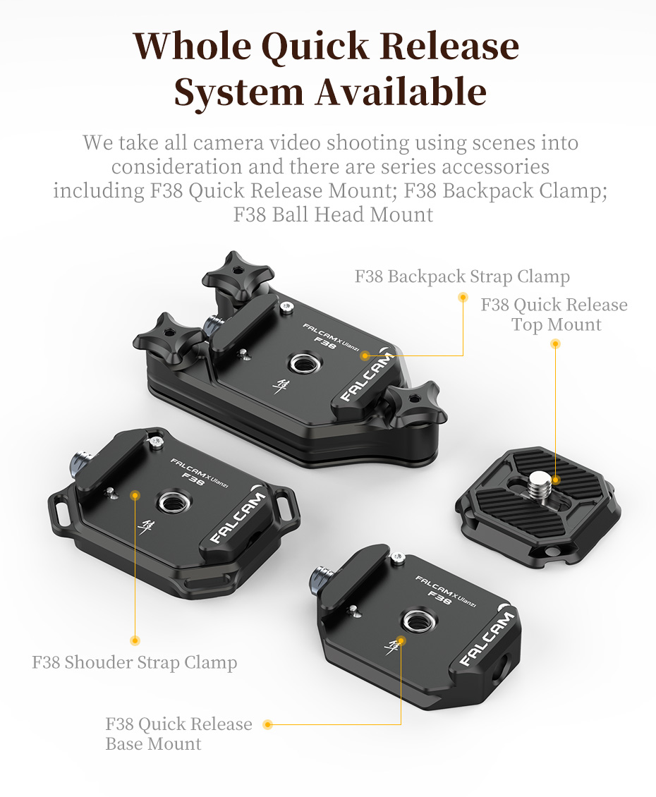 FALCAM F38 Series Quick Release System Universal Quick Release Plate | Shopee Philippines