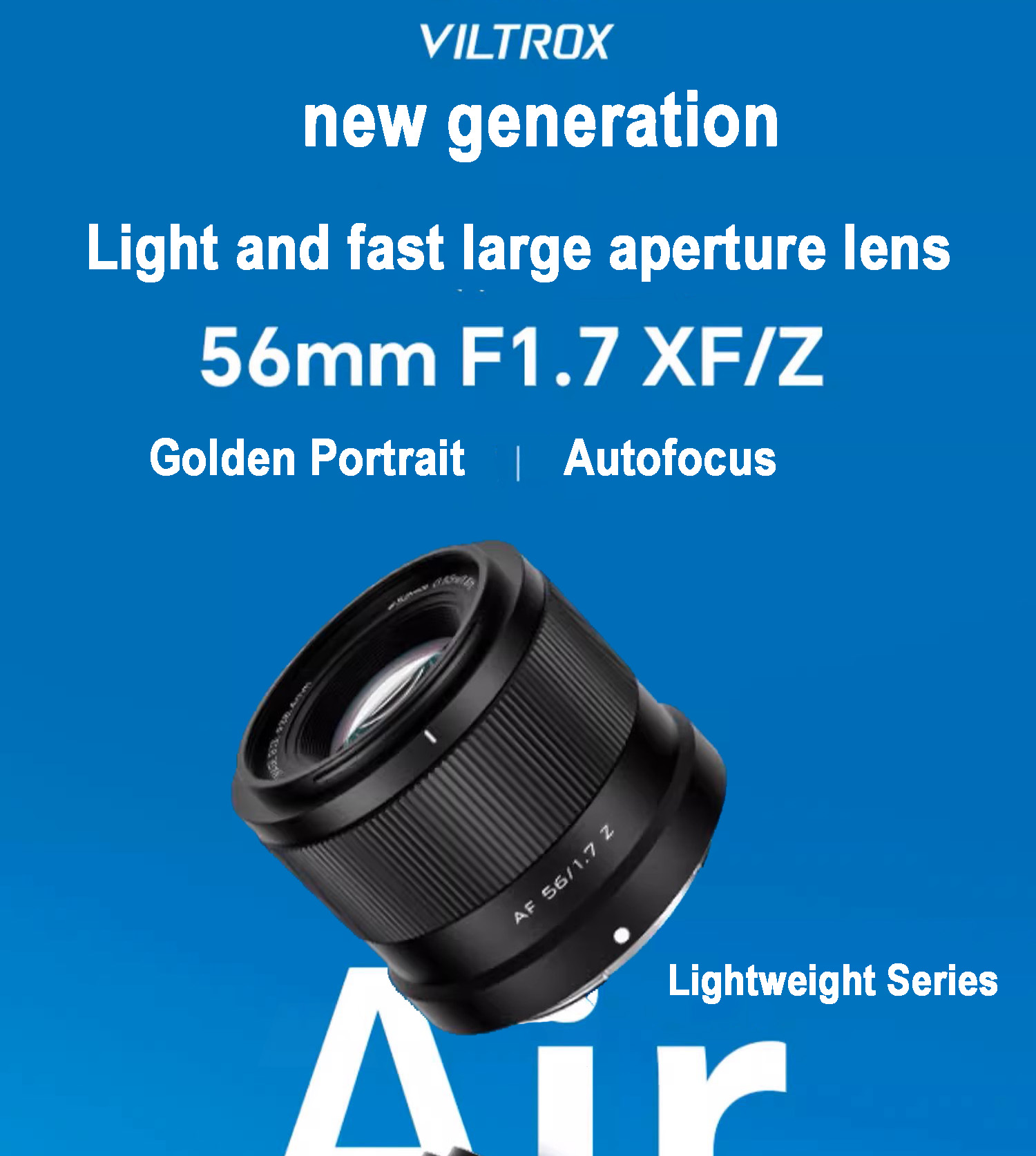 Viltrox 56mm f1.7 large aperture fixed focus APS-C lens suitable for X / Z/Sony E MOUNT | Shopee ...