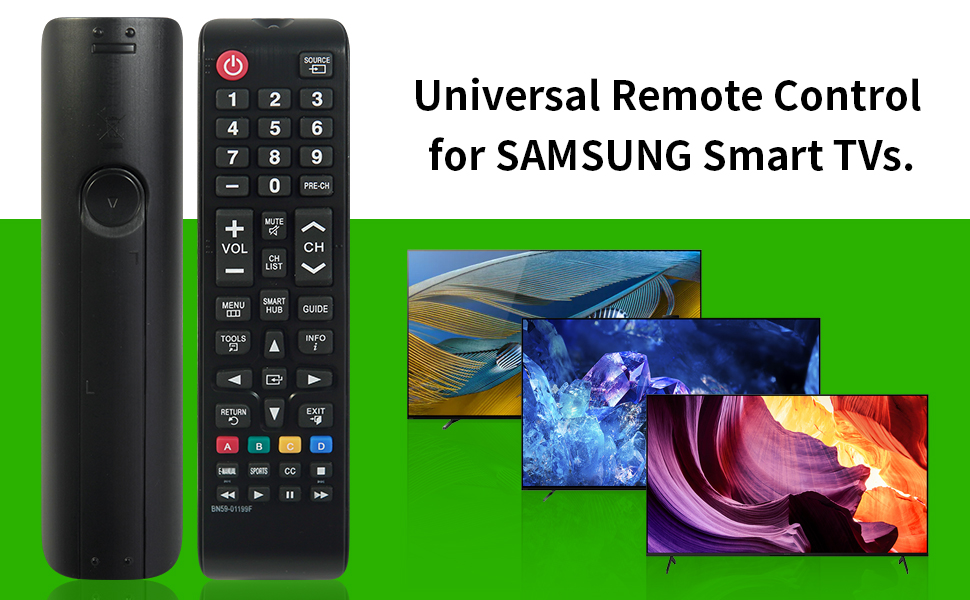 Samsung LED LCD HDTV Curved 4K 3D Remote Control BN59-01199F with Smart ...