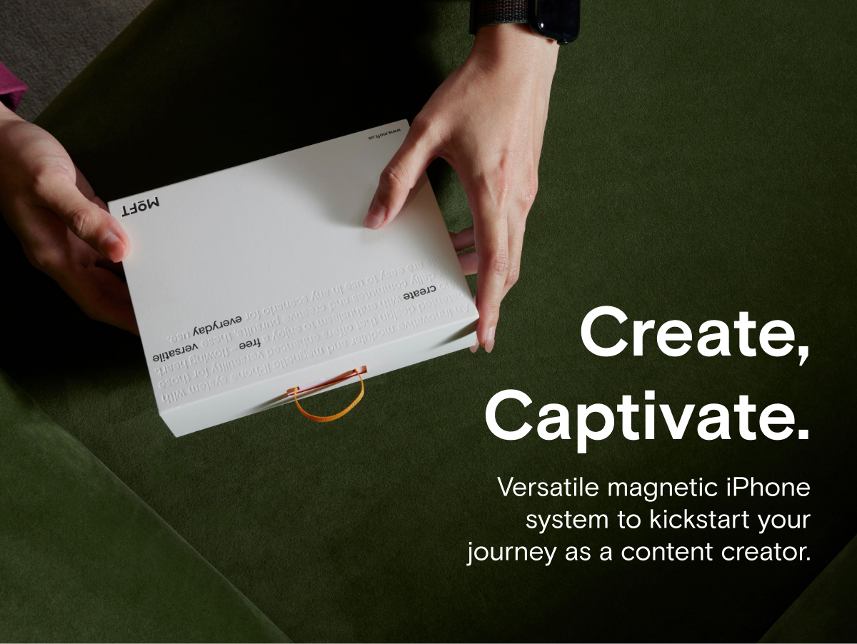 MOFT Snap on The Creator Kit（Magnetic Compatible）for iPhone 16/15 Pro ...