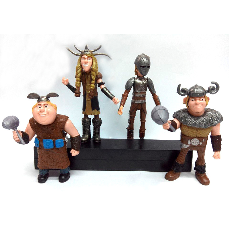 8Pcs/Set Anime How To Train Your Dragon 2 Hiccup Ruffnut Stoick Snotlot ...