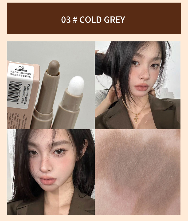 Monochrome Contouring Brush with Brush Nose Shadow Shadow Dual-use ...