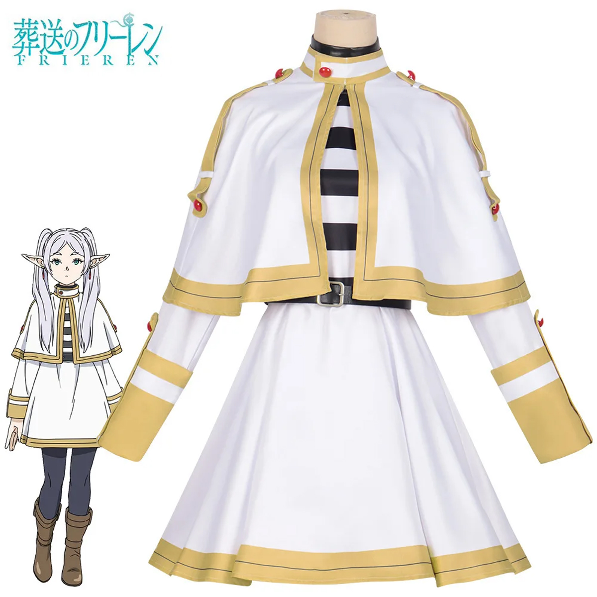 Sousou Of Frieren Cosplay Frieren Fantasy Costume Coat Shirts Outfits ...