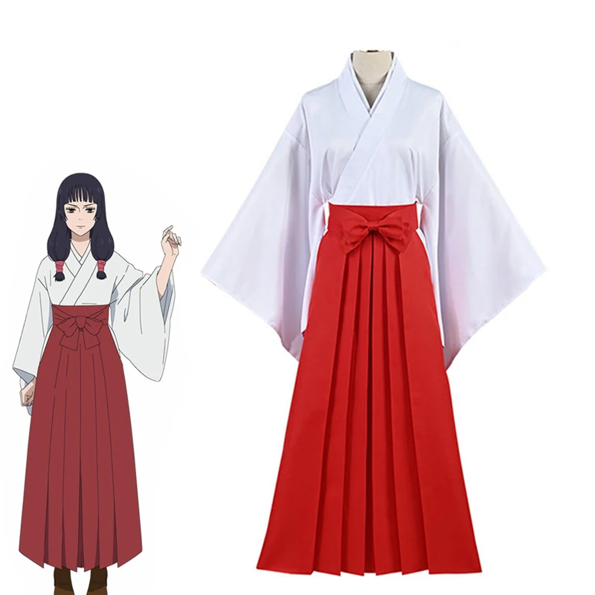 Costumes Jujutsu Kaisen Iori Utahime Cosplay Kimono Suits Woman Wigs ...