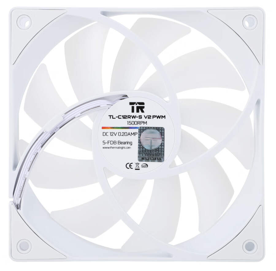 Thermalright TL-C12RB-S V2 TL-C12RW-S V2 Case Fan Reverse Cooling Fan ...