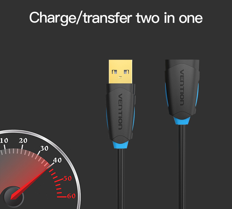 Vention USB Extension Cable Male to Female USB 2.0 Cable | Shopee ...