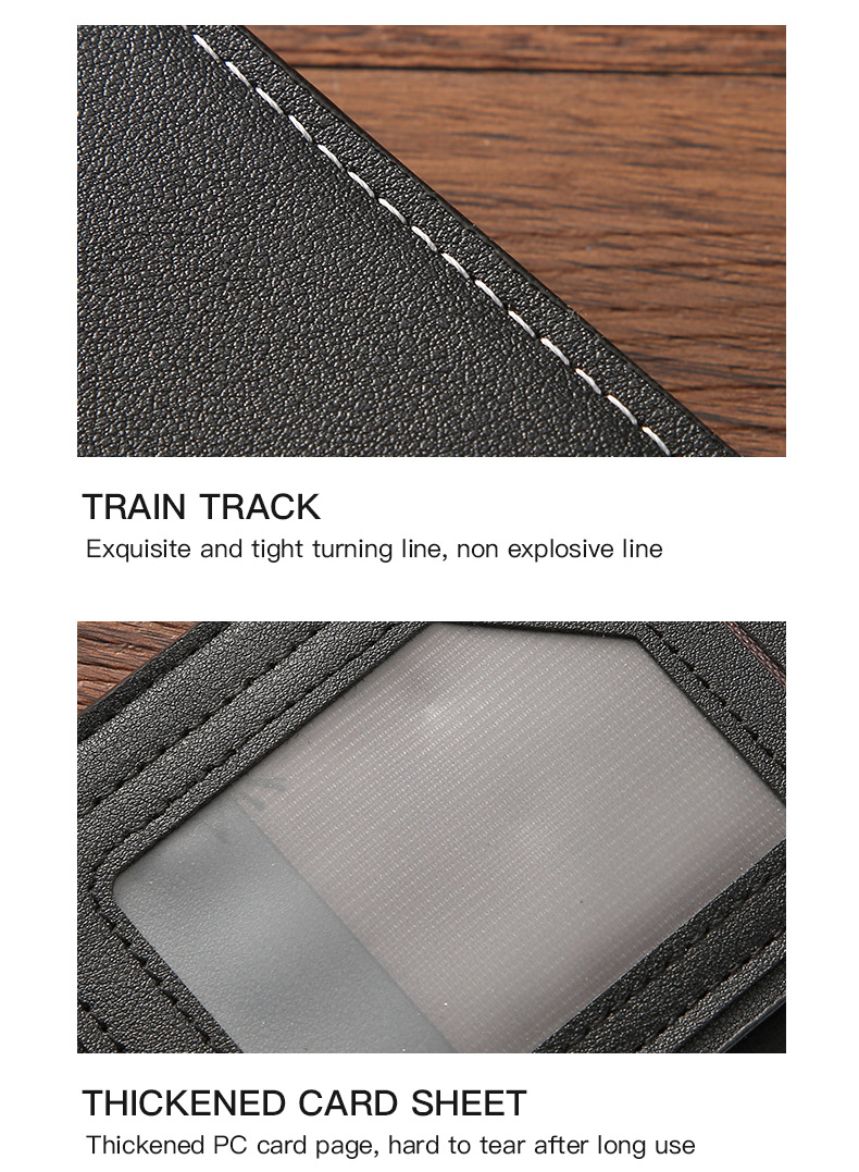 Men'S Wallet Pu Leather Multi Card Multi Functional Long Travel Thin ...