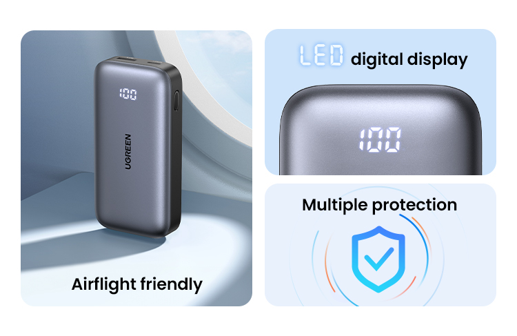 UGREEN PD 30W Power Bank Fast Charge 10000mAh Portable PowerBank for ...