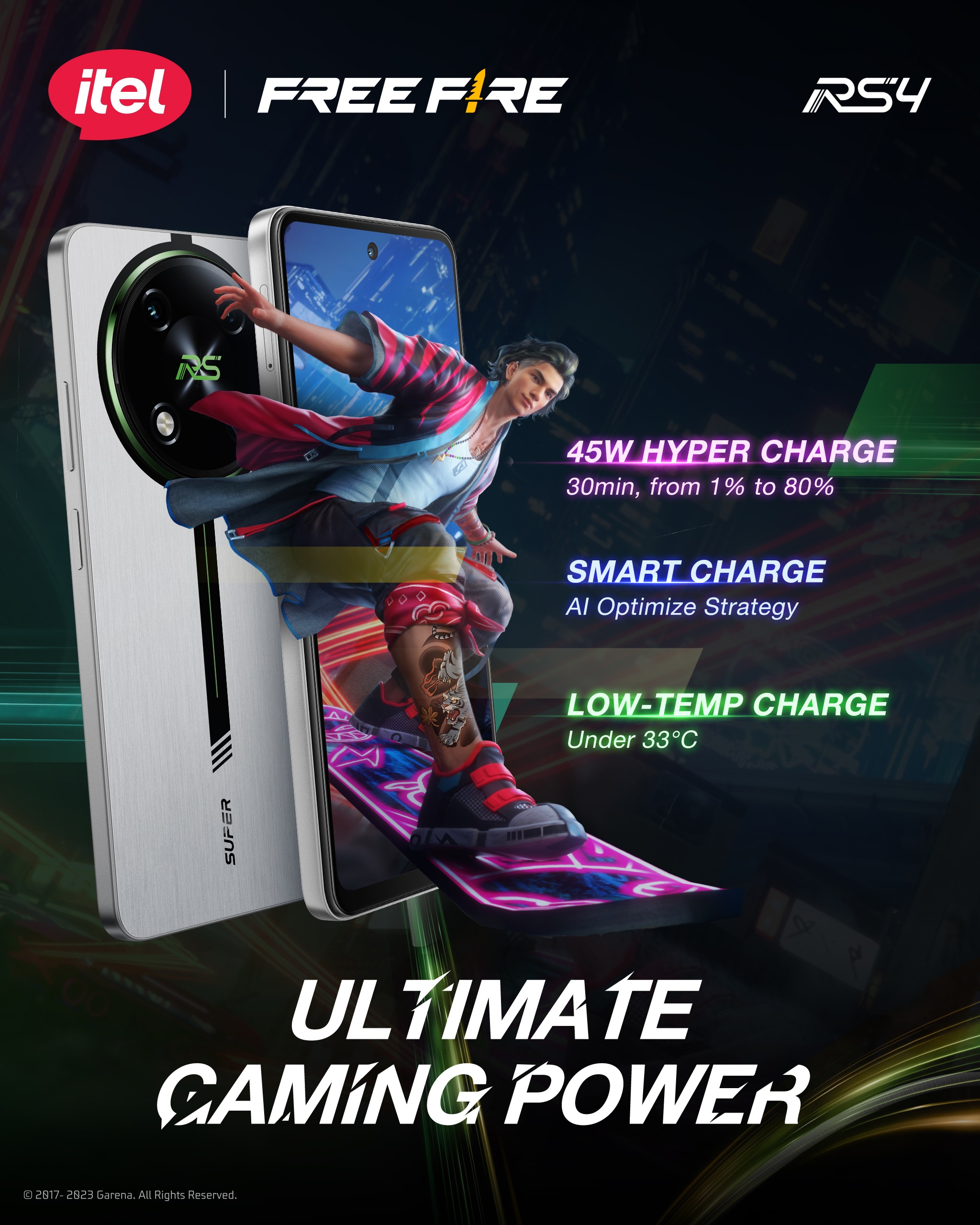 [New] itel RS4 RAM 24GB (12GB+12GB)+ROM 256GB | Helio G99 | 45W 5000mAh ...