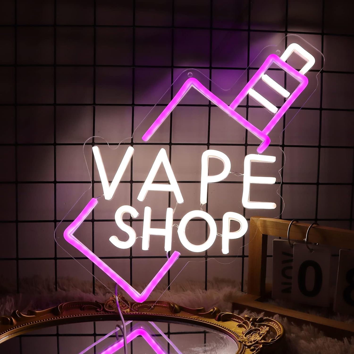 Vape Shop Neon Sign for Business Advertising,Man Cave Light,Home Bar ...