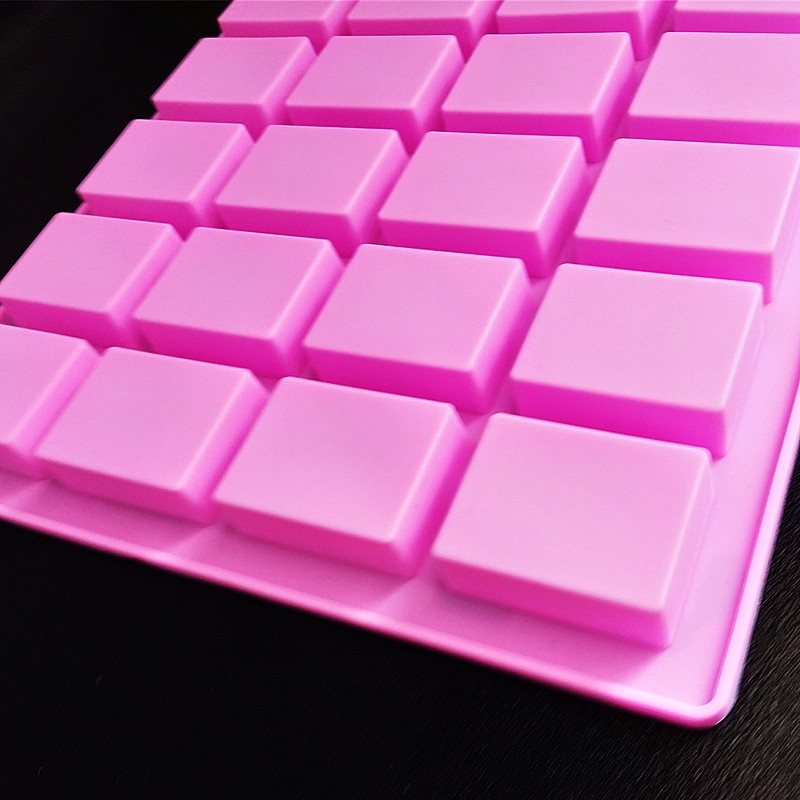 1pc 24 Small Square Silicone Mold Chocolate Aromatherapy Plaster ...