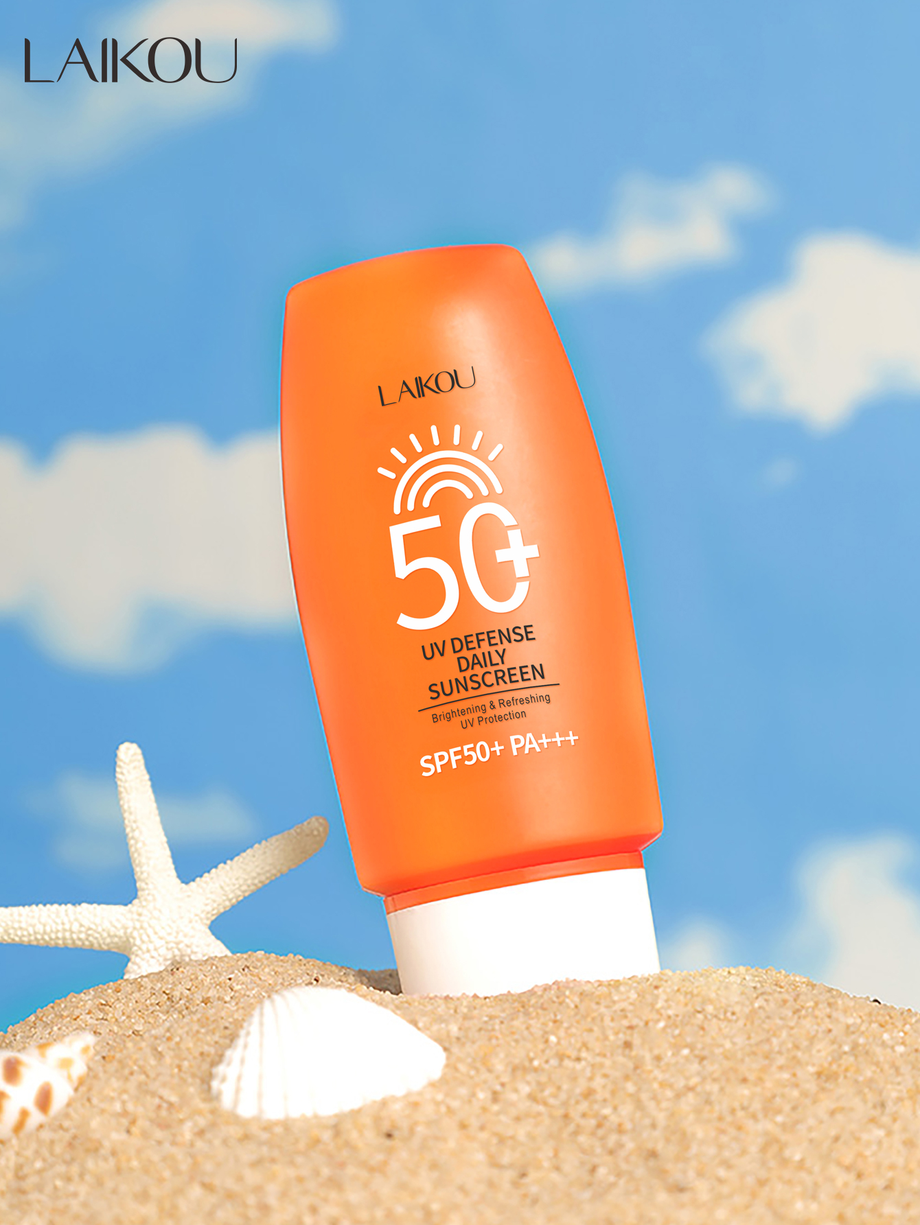 LAIKOU Face Sunscreen Lotion SPF50+ UV Protector Whitening Body Water ...