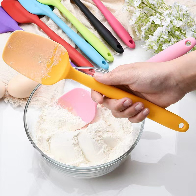 1 piece silicone scraper integrated scraper large T-shovel cream ...