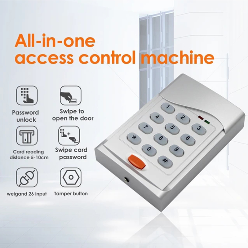 600 user 125khz RFID Access Control reader Standalone Access Keypad ...