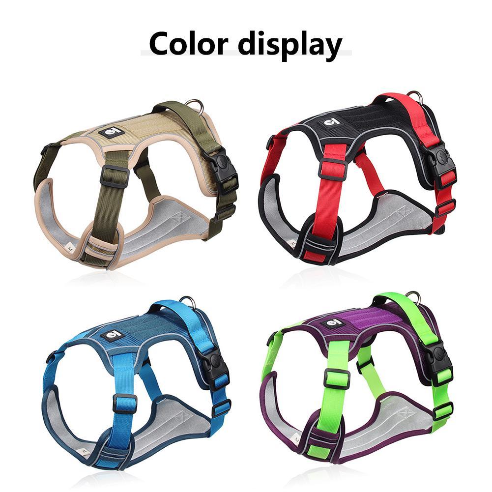 MOLI Pet Chest Harness Vest Style Big Dog Strap Explosion-Proof Leash ...