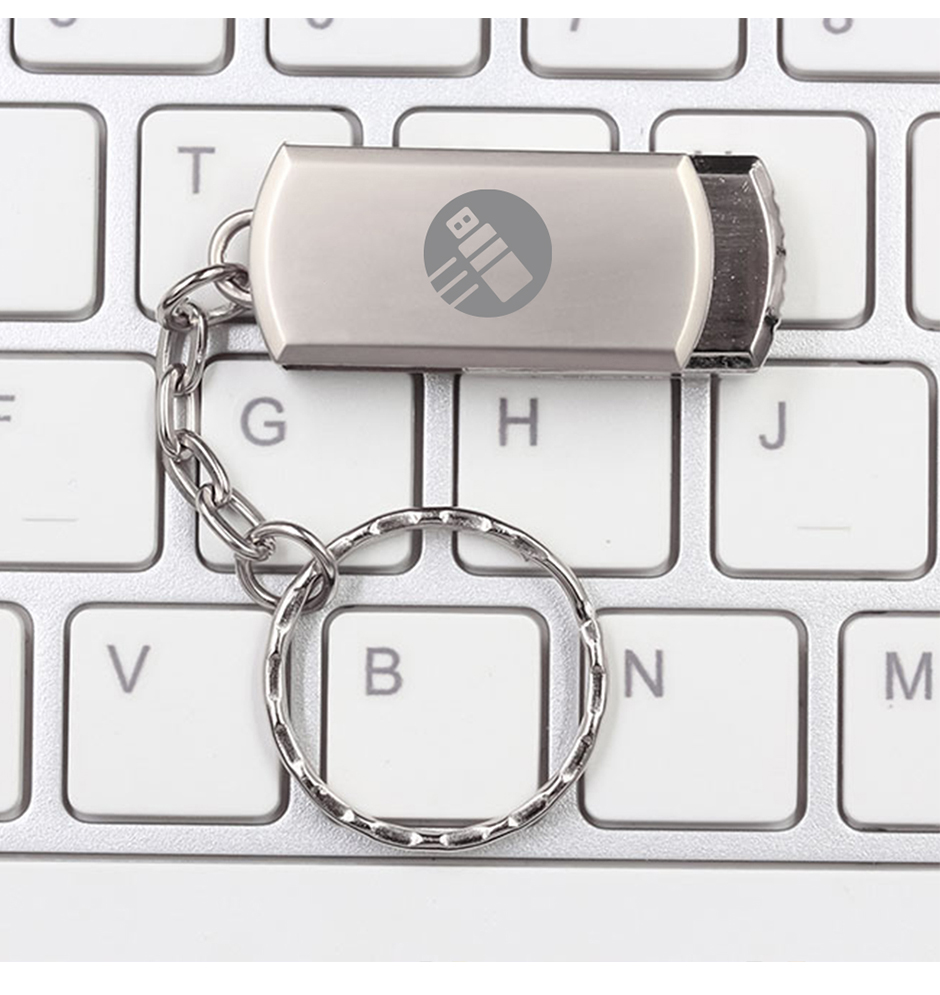 Metal USB flash drive 4GB pen drive, USB2.0 memory stick waterproof USB ...