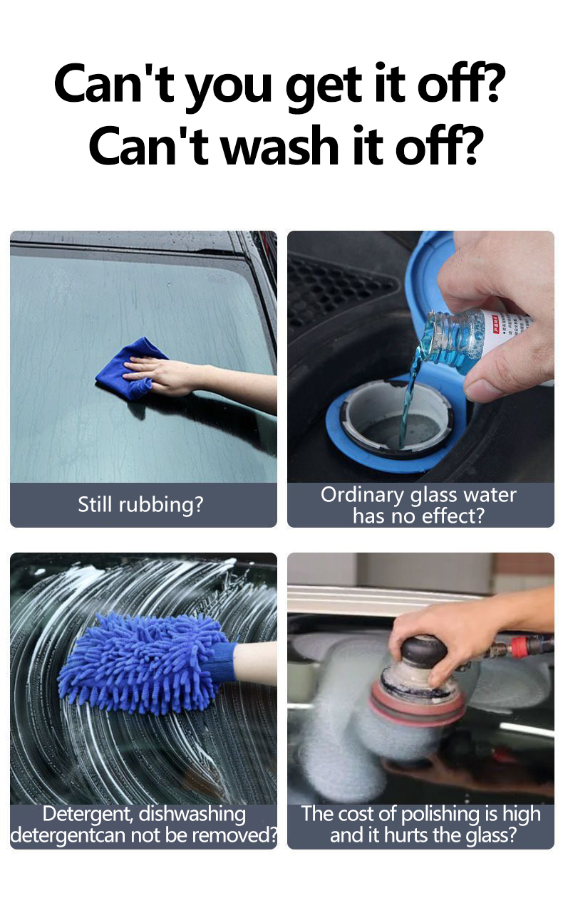 Car Window Cleaner hydro gloss wax for car glass oil film removing acid ...