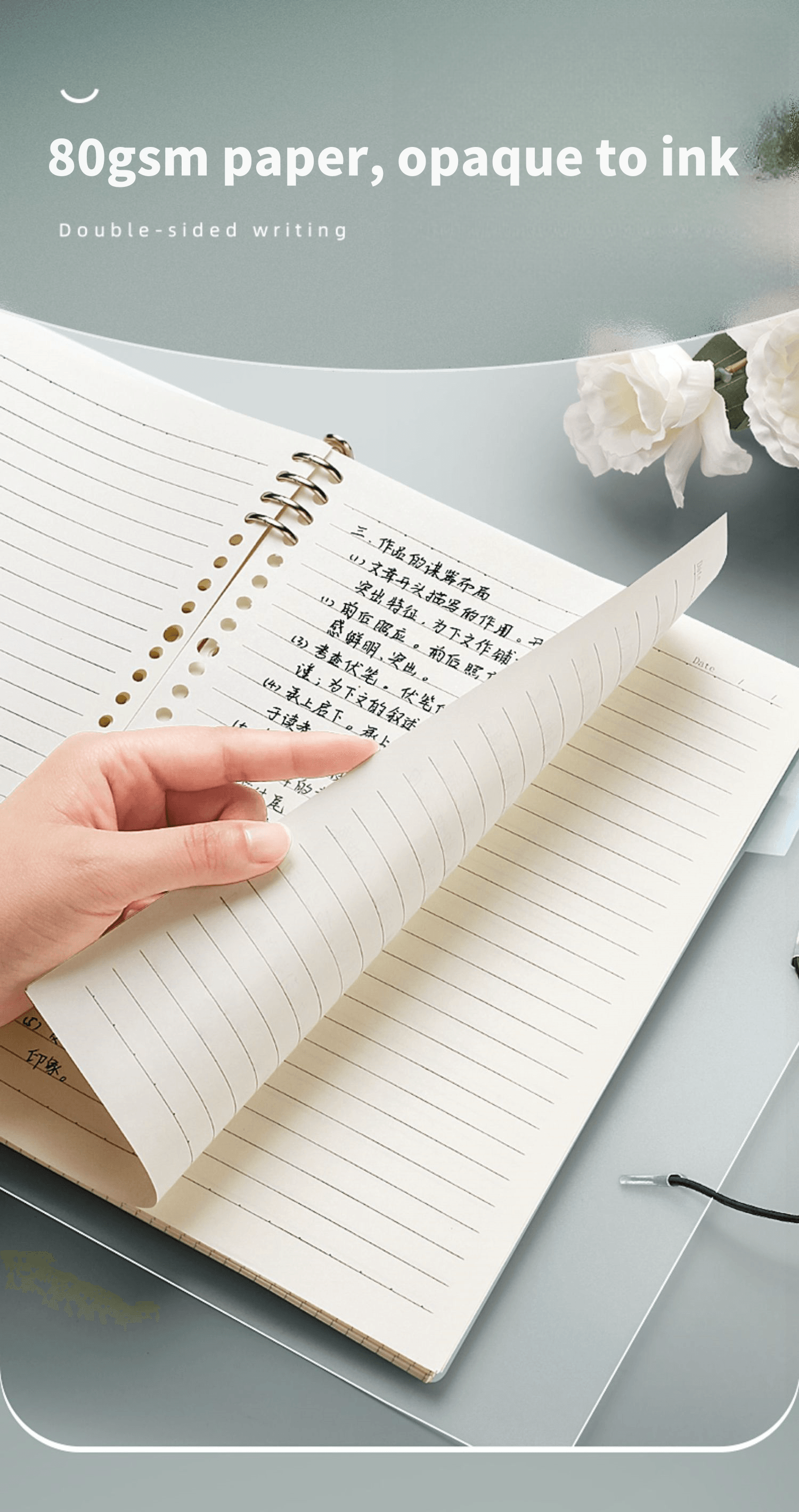 binder notebook A5/B5 refillable notebook binder notebook refillable A4 ...