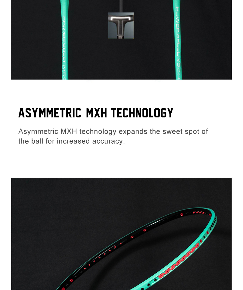 ALP V5 2.0 MXH CushionTechnology Offensive Badminton Racket Original 4U ...