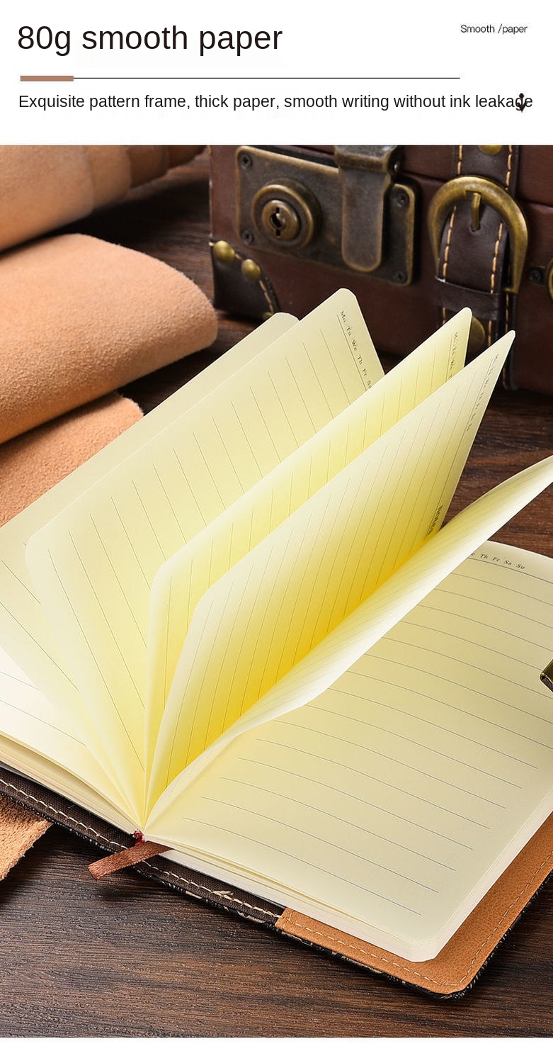 200 Pages A6/A5/B5 Code with Lock Diary Book Notepad Agenda Planner ...