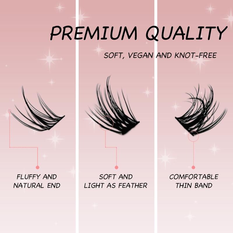 COLOR.labs Makeup False Eyelash Extensions Supersized 13-15mm Wisp Book ...